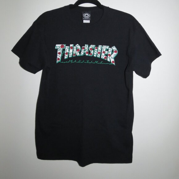 Thrasher | Shirts | Thrasher Rose Logo Unisex Tshirt Size Medium | Poshmark